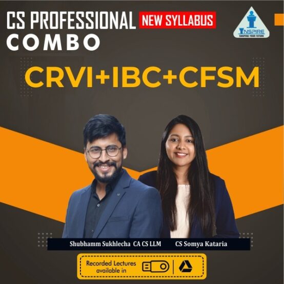 CS professional Module 2 Combo-New syllabus (CRVI+CFSM+IBC) - Inspire ...