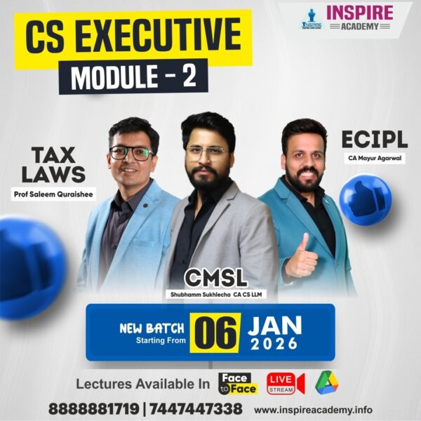 CS Executive Classes Pune | Enroll At Inspire Academy