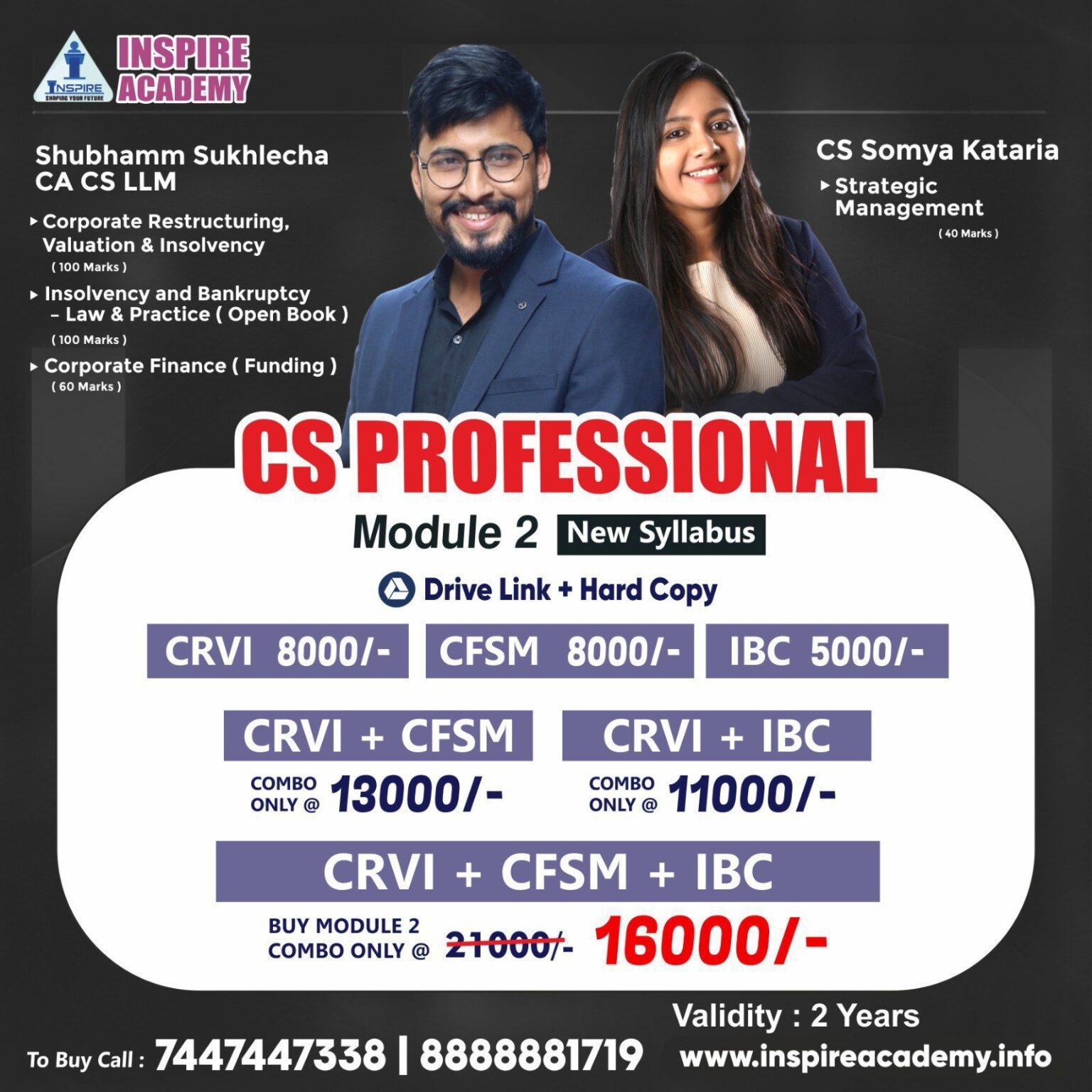CS Professional Coaching Pune | Advance With Inspire Academy