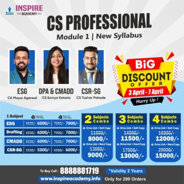 CS Professional Coaching Pune | Advance With Inspire Academy